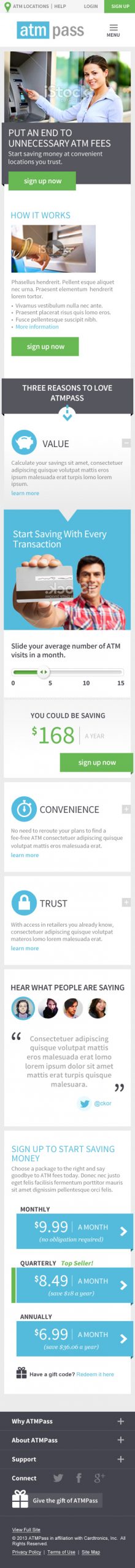 ATMpass Go-To-Market Strategy and Website – Brian Behrend